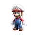 White Hat Mario Sticker Animated Mario Wearing White Hat Sticker ...