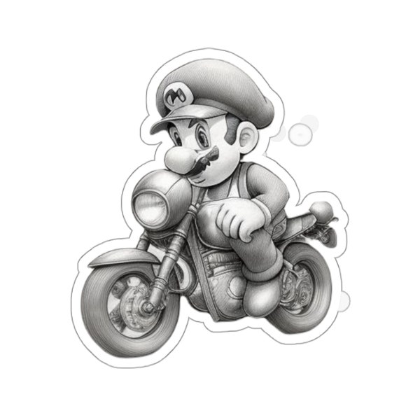Mario Bike Decal - Etsy