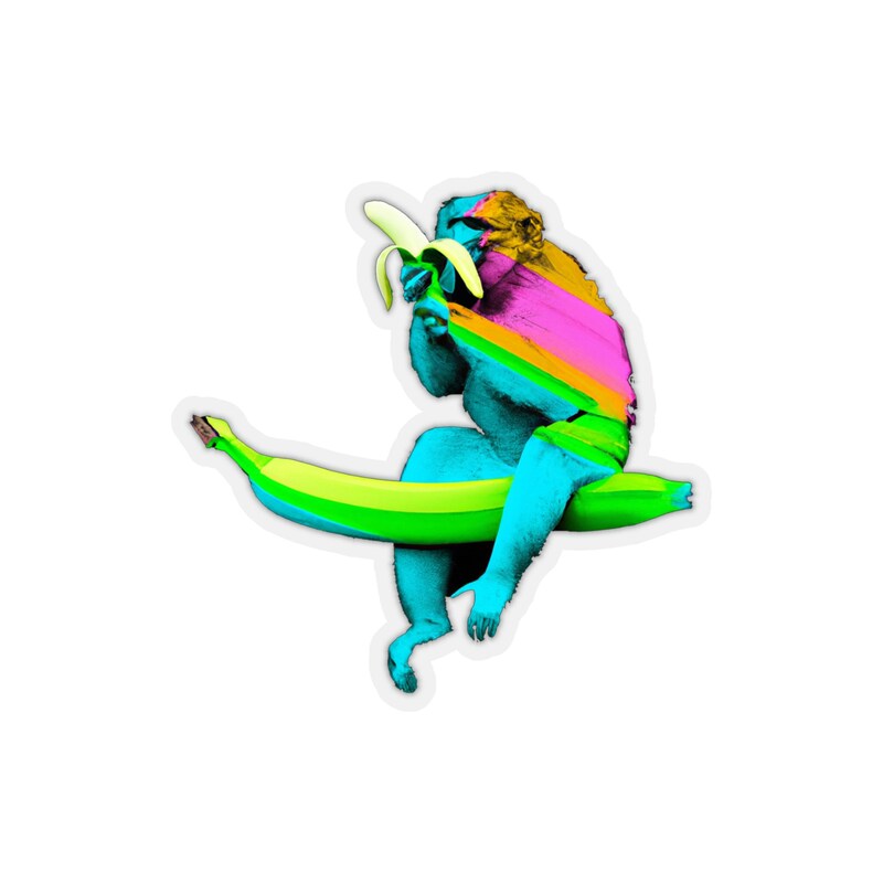 Chango de sticker - Etsy México