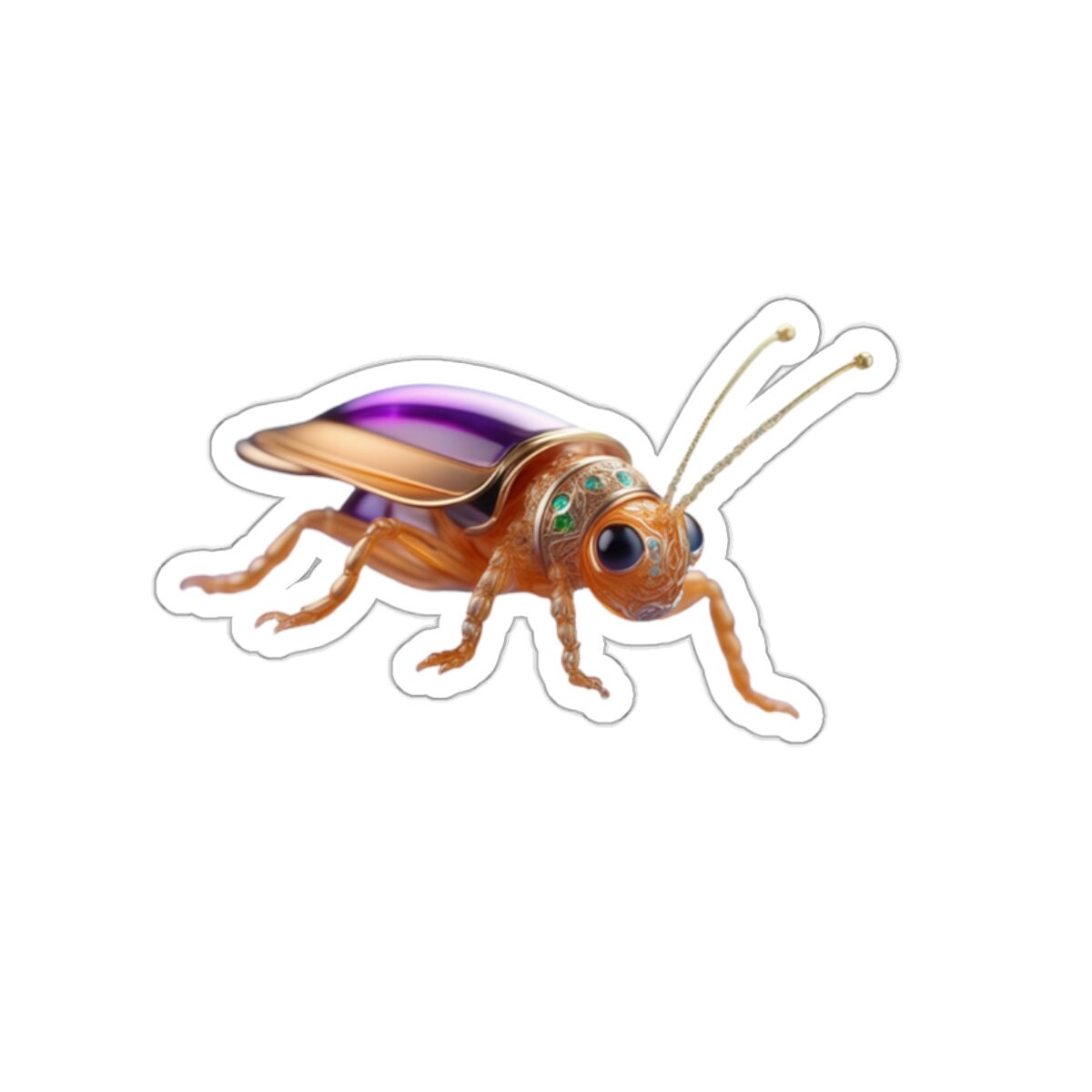 Bug Sticker Beetle Sticker Scarab Sticker Insect Sticker - Etsy