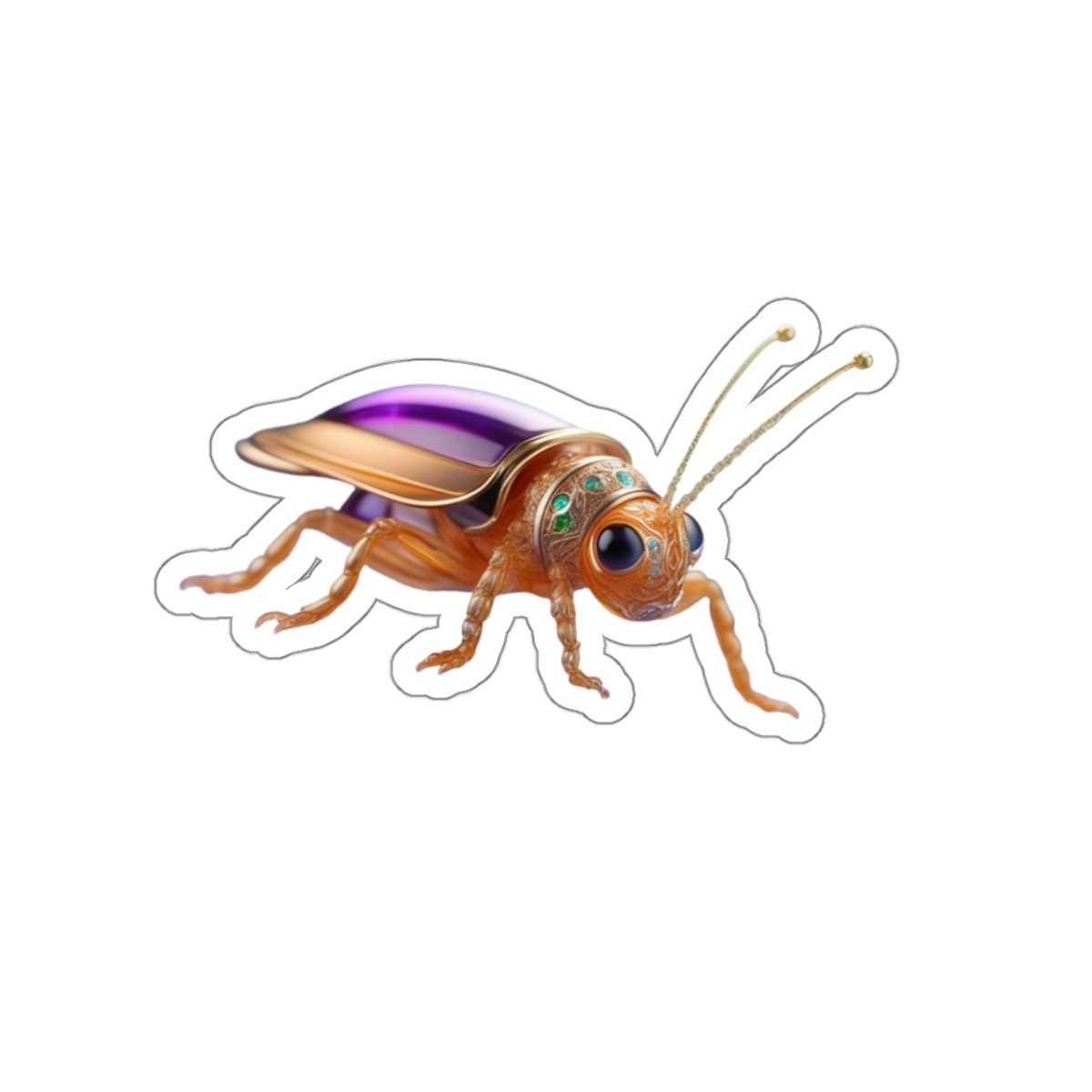 Bug Sticker Beetle Sticker Scarab Sticker Insect Sticker - Etsy