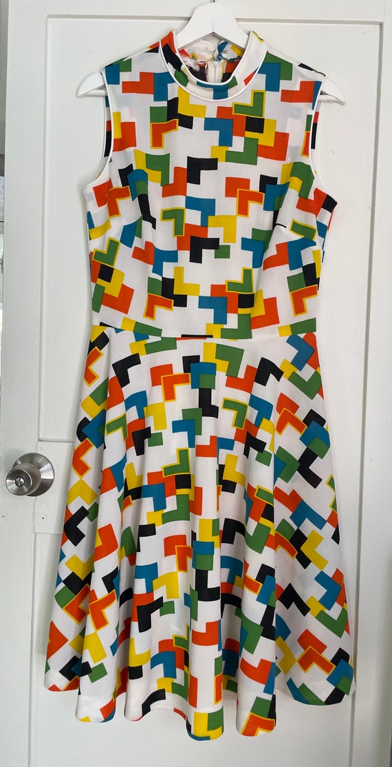 vintage 60s geometric dress - Gem