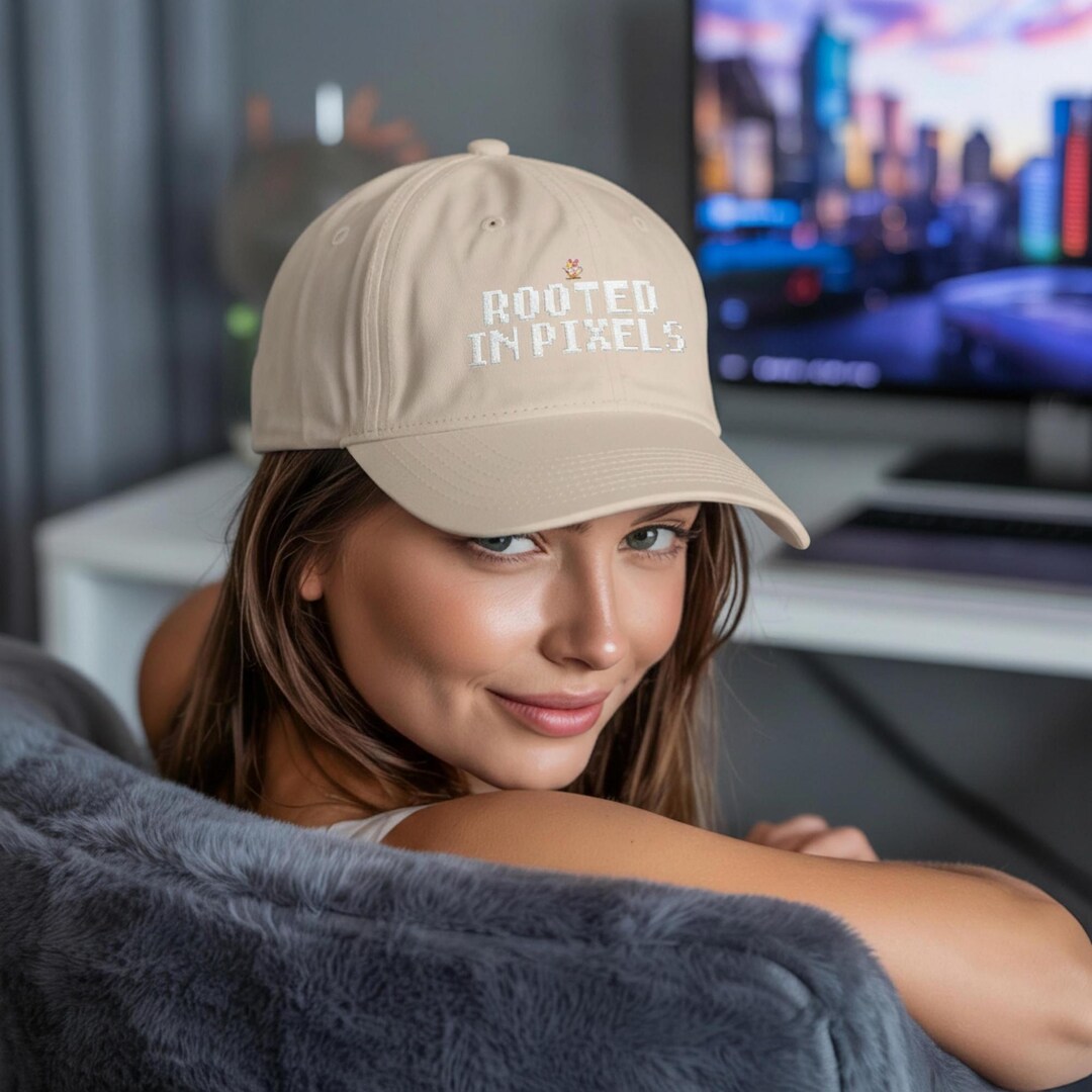 Cozy Gaming Baseball Cap for Relaxed Play, Gamer Gift Hat for Everyday ...