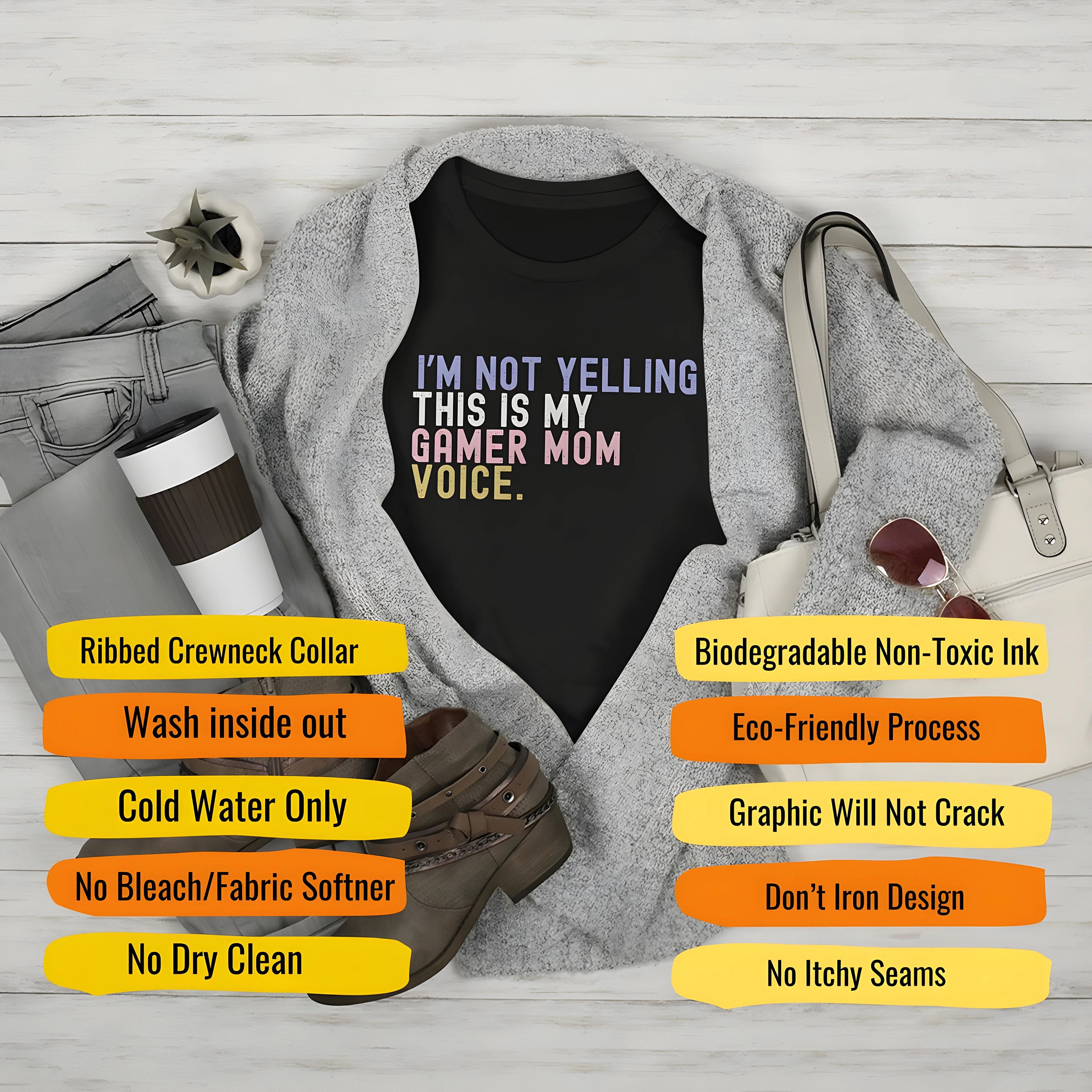 Gaming Mom T-shirt: This is My Gamer Mom Voice Tee, Gaming Tshirt ...