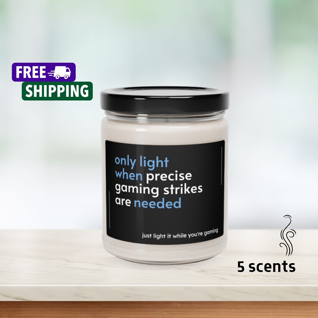 Videogamer Candle, Gaming Candle Gift, Funny Gamer Candle, Videogame ...
