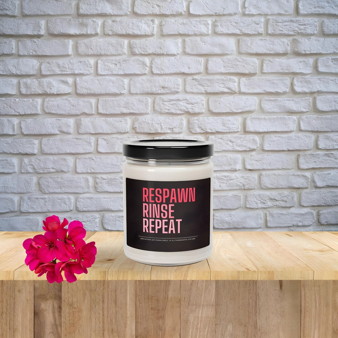 Pink Gaming Candle Respawn, Rinse, Repeat, Girl Gamers, PC Gamer Setup ...