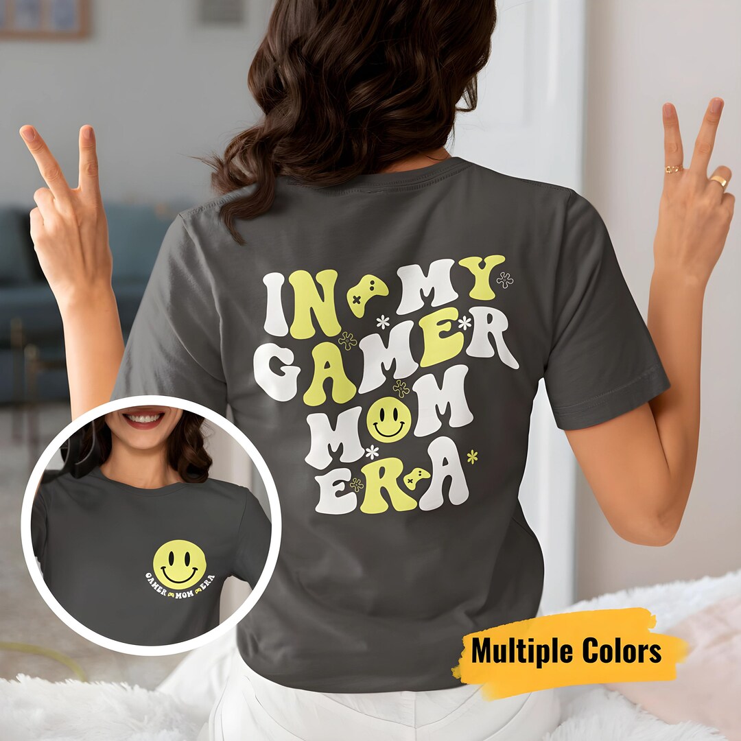 In My Gamer Mom Era Shirt, Comfort Colors Mom Life T-shirt, Video Game ...