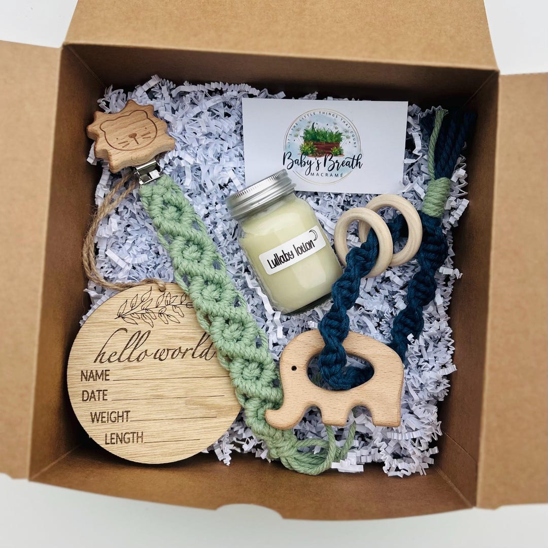 Boho Baby Gift Box Set - Etsy