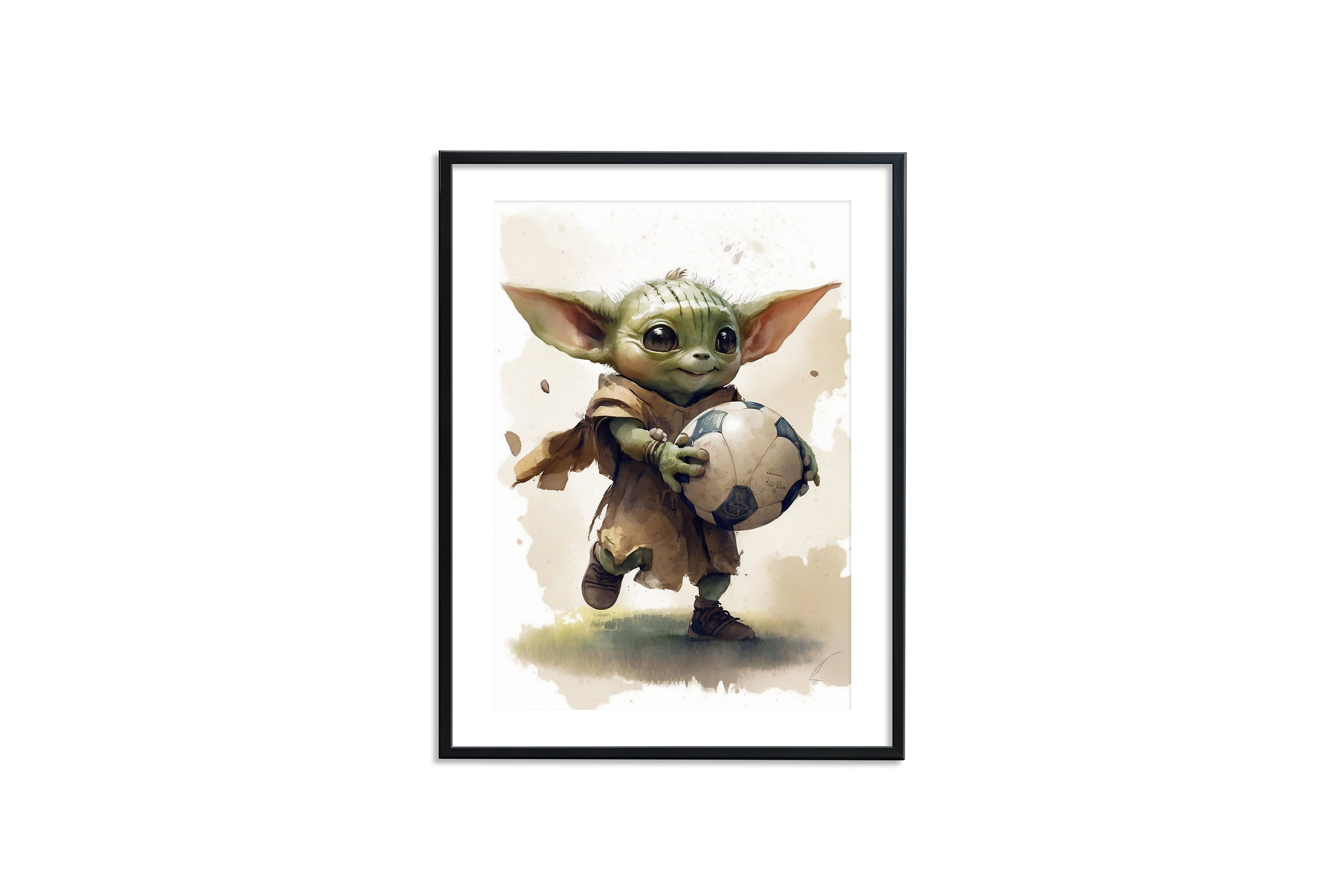 Baby Yoda Star Wars Poster Set of 6, Star Wars Wall Art, Yoda ...