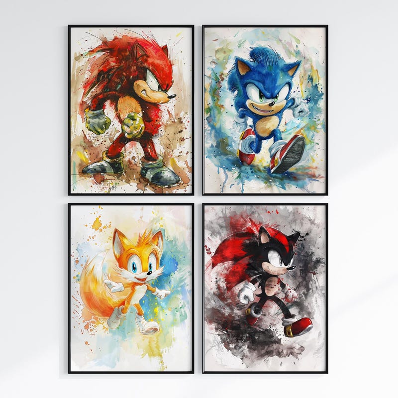 Sonic Poster - Etsy