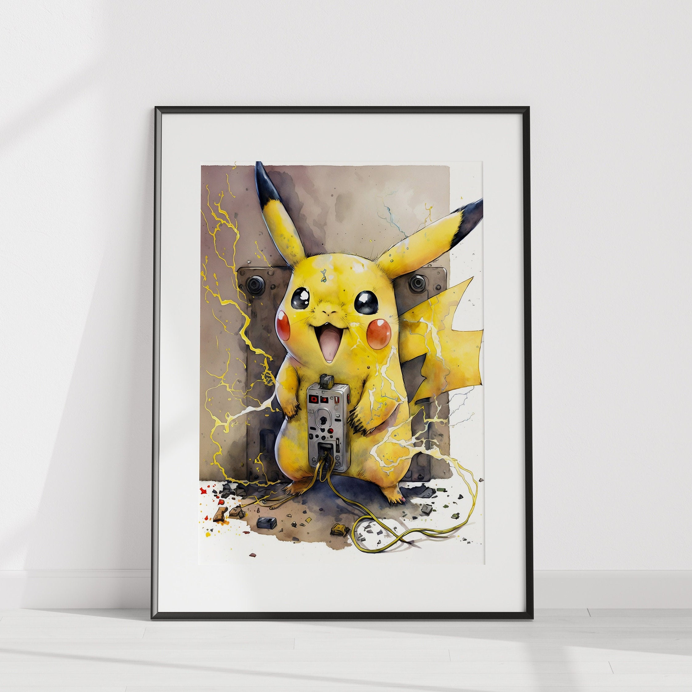 Pokemon Poster Set of 3 Pokemon Png Watercolor Pokemon - Etsy