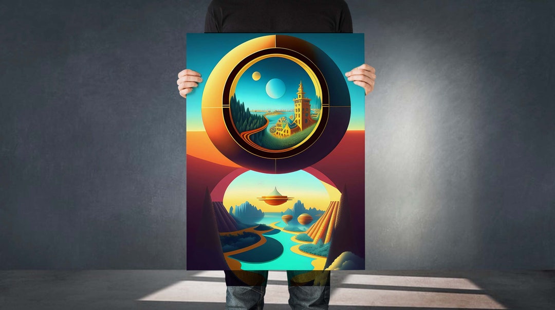 Distorted Reality, 5-in-1 Bundle, Surrealism, Nature Utopia, Vibrant ...