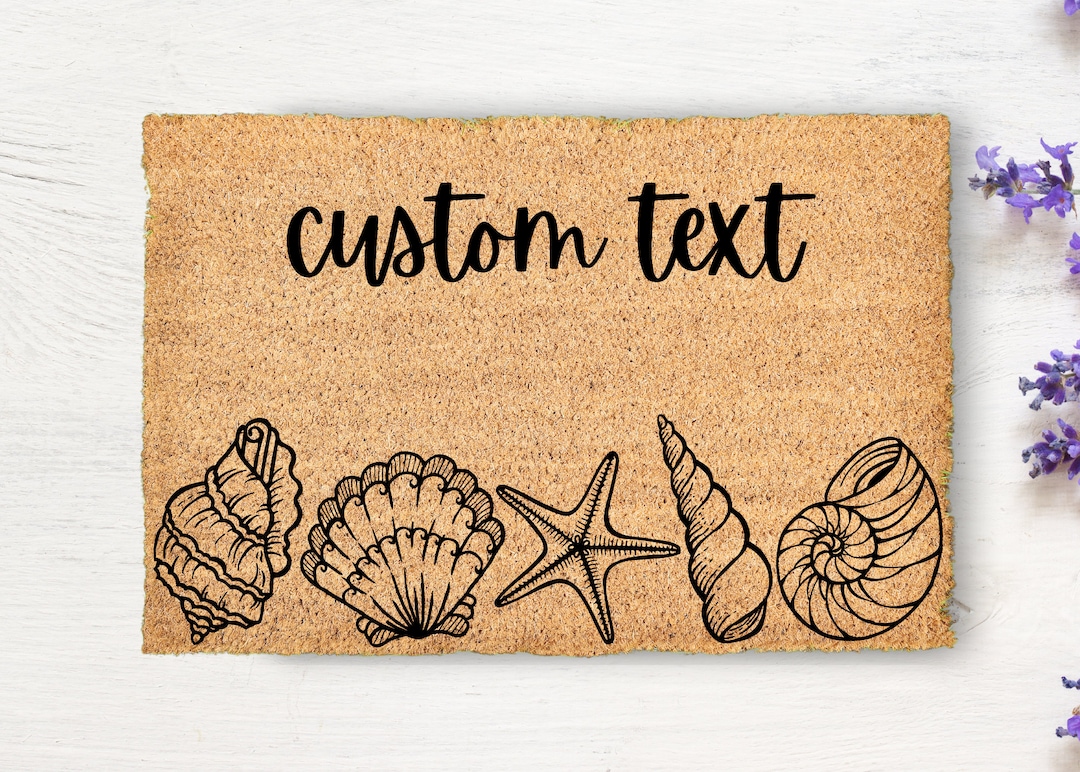 Custom Personalized Beach Life Seashells Summer Ocean Shells Cute Small ...