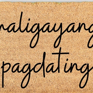 Custom Personalized Tagalog Filipino Philippines Small Large Welcome ...