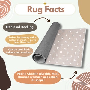 Rainbow Hippie Flower Rug 70s Hippy Doormat Retro Trippy Art Door Mat ...