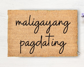 Custom Doormat-welcome Doormats Business Door Mat Hair Salon - Etsy