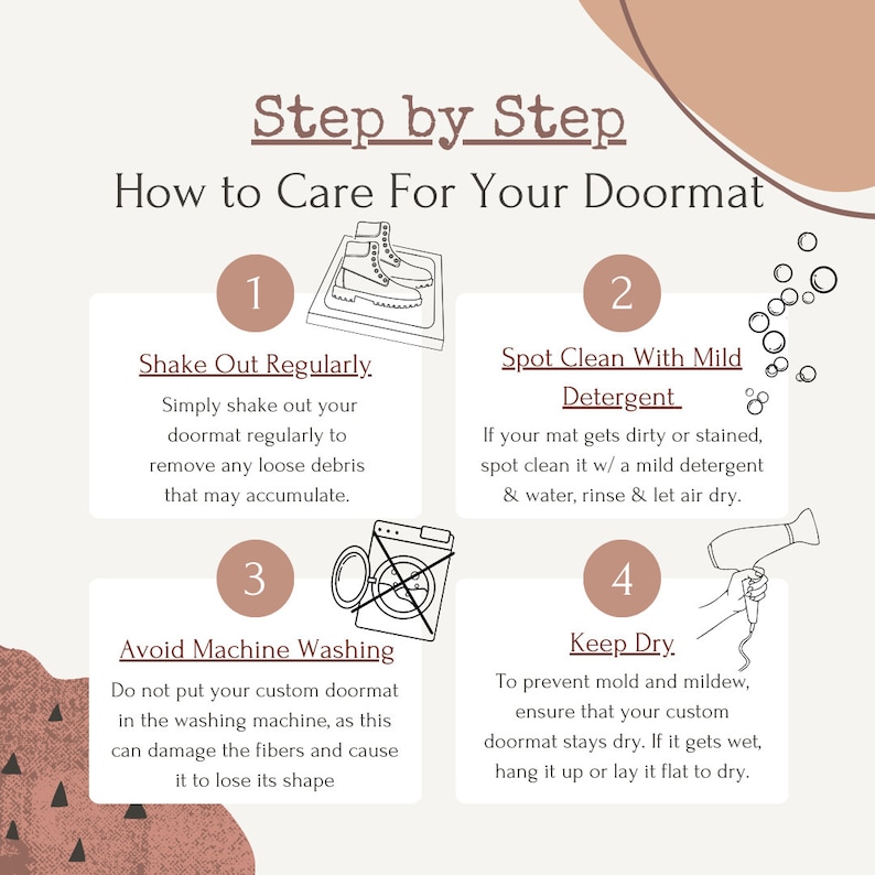 Custom Personalized Tagalog Filipino Doormat Philippines Flag Welcome ...