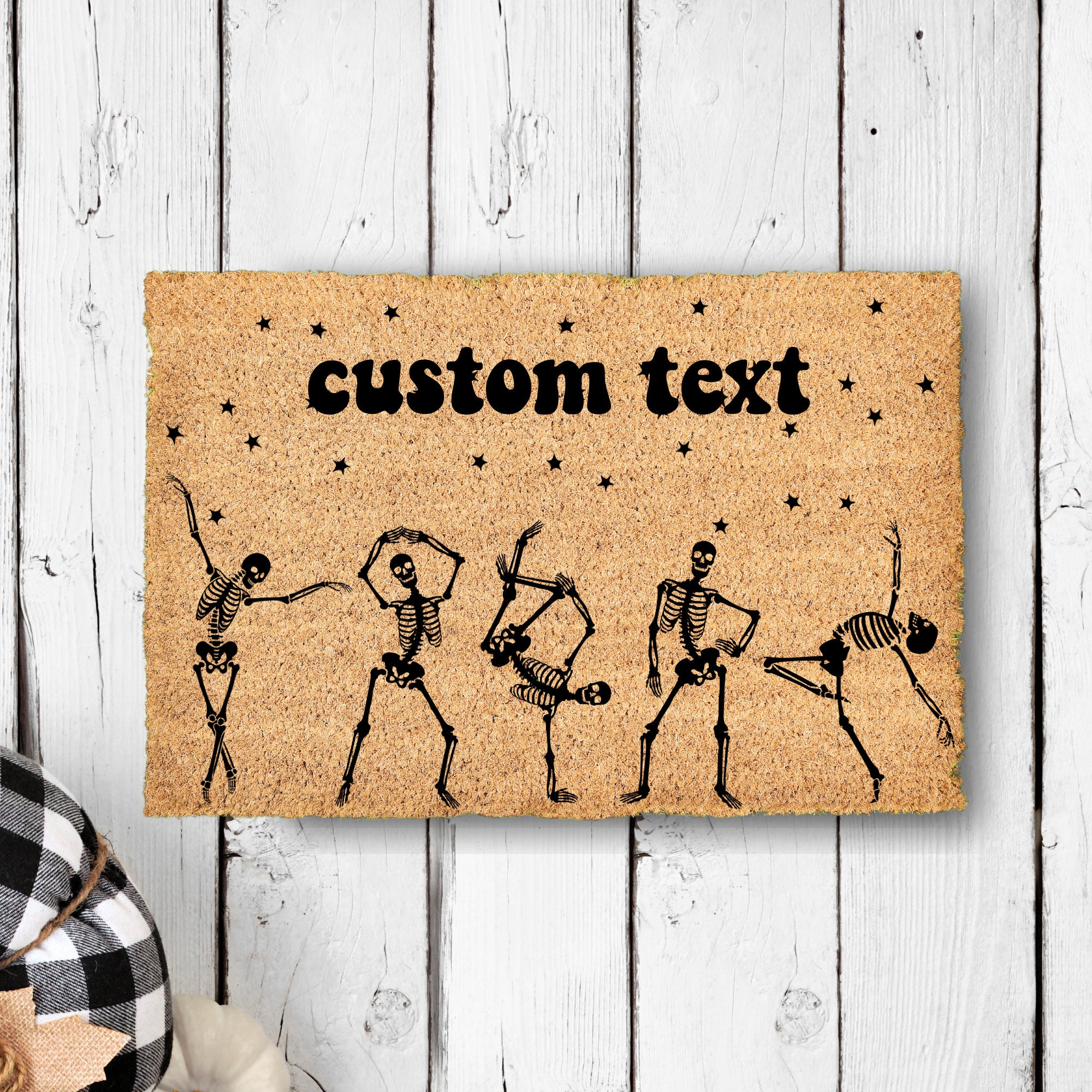 Custom Personalized Halloween Skeletons Cute Fall Autumn Cute Small ...