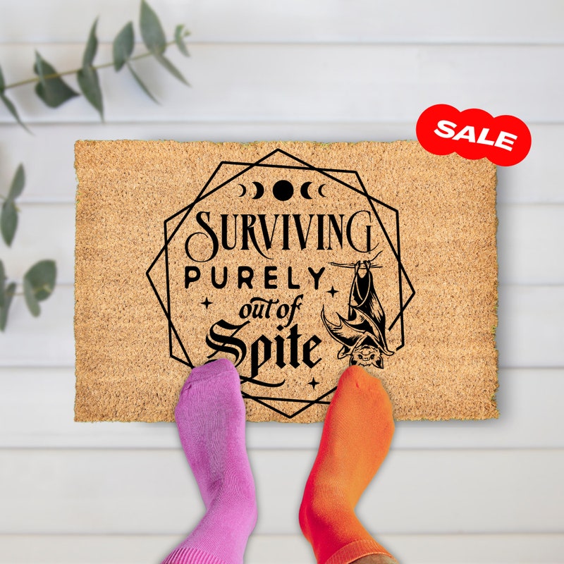 Rude Door Mat - Etsy