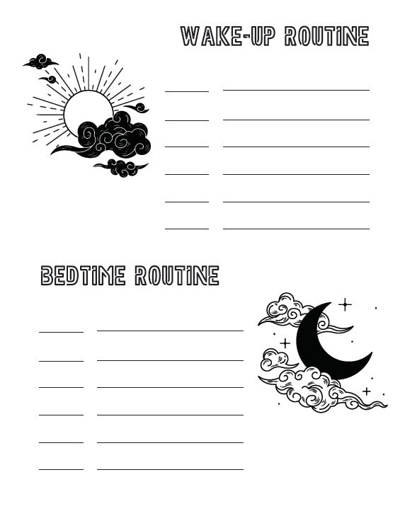 Morning Routine Printable - Etsy