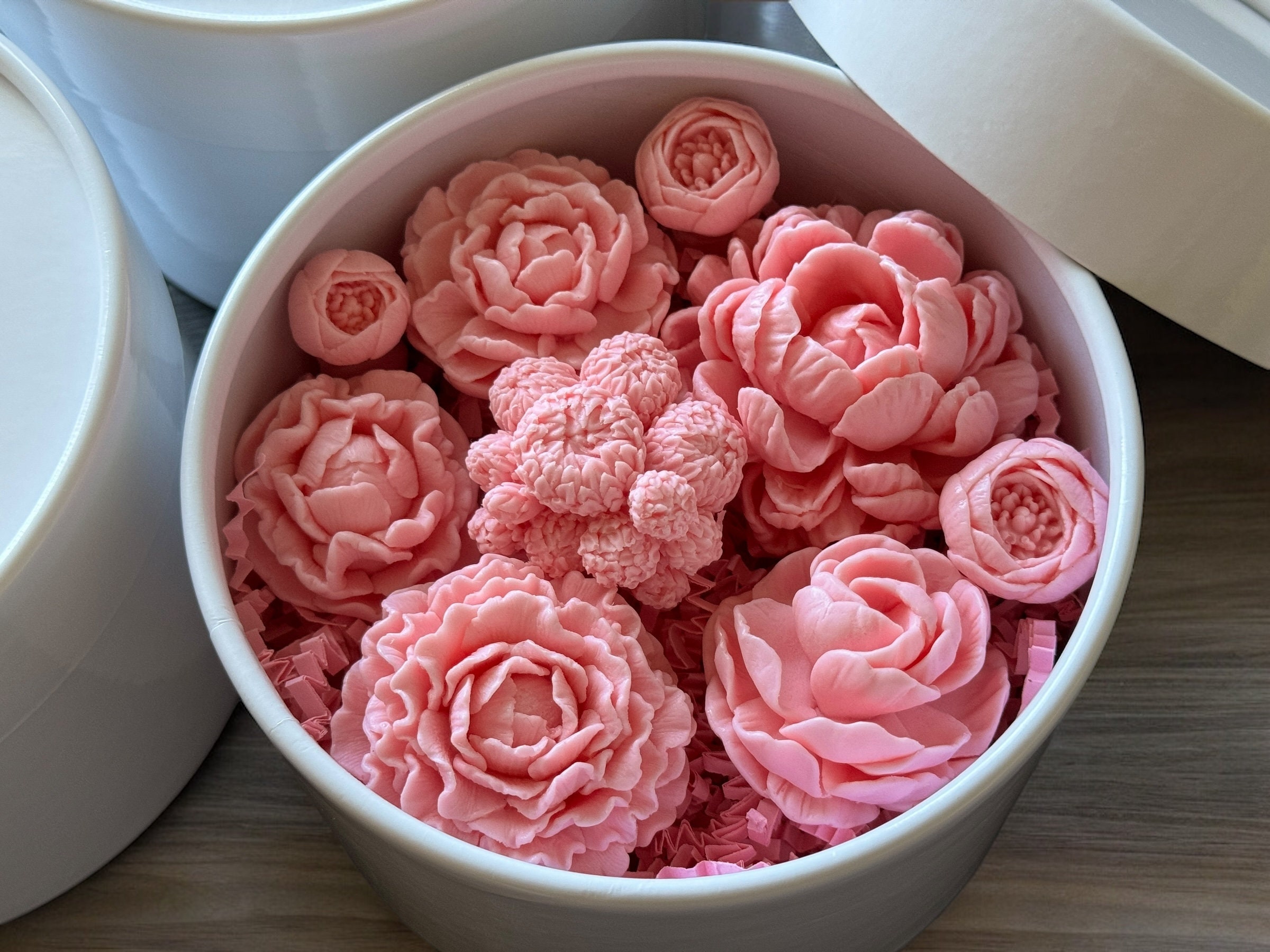 Luxurious Handmade Flower Soap T Set Natural Spa Self Care Perfect