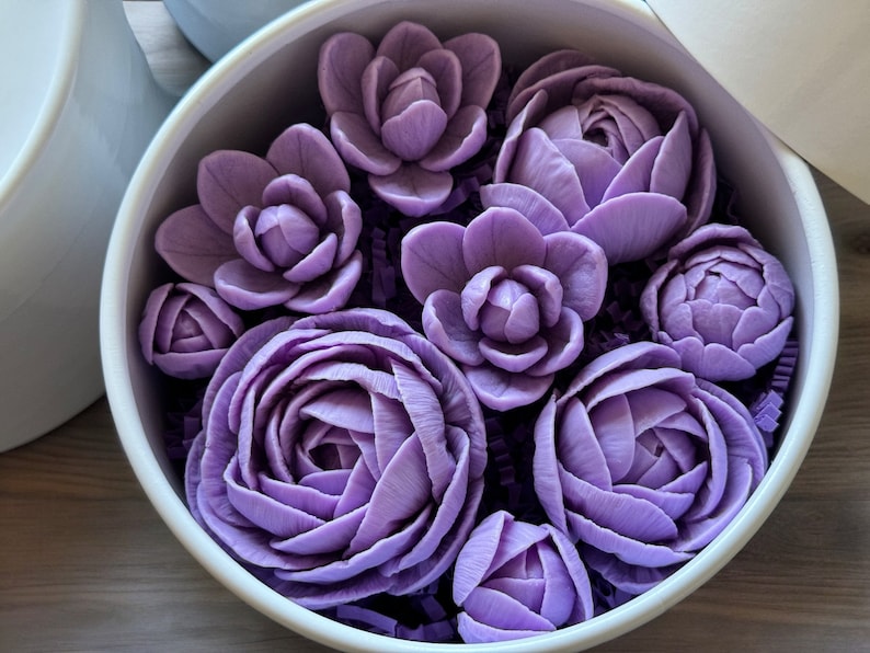 Luxurious Handmade Flower Soap T Set Natural Spa Self Care Perfect