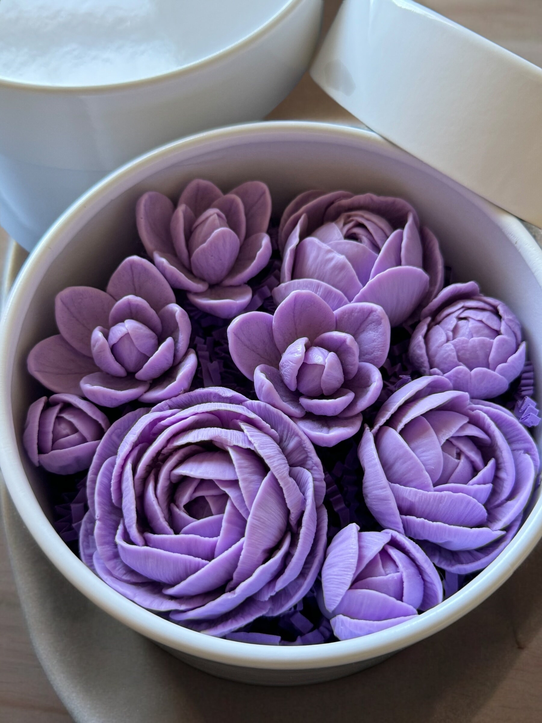 Luxurious Handmade Flower Soap T Set Natural Spa Self Care Perfect