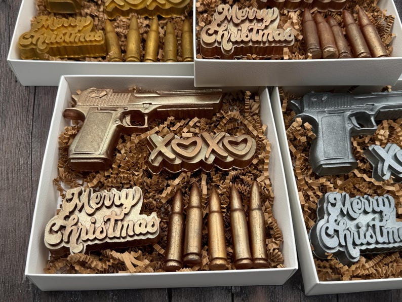 Father’s Day Gift for Dad, Gun Soap Gift Box, Tactical Soap Set, Funny ...