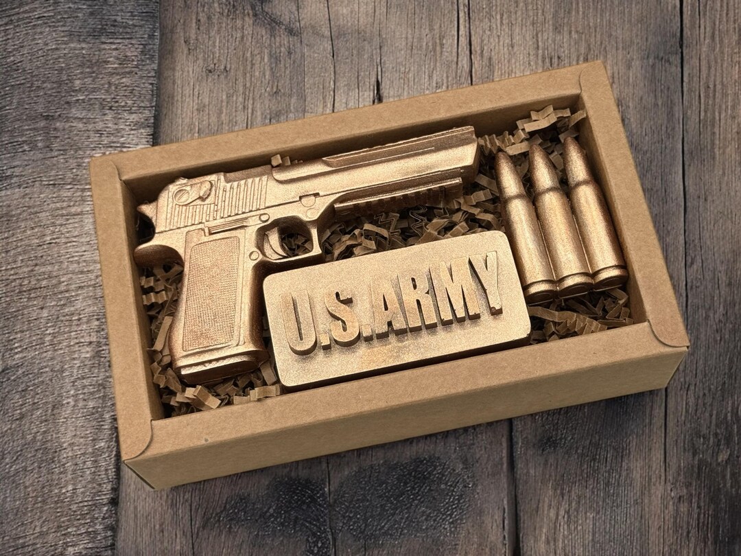 Tactical Gun Soap Gift Set – Unique Handmade Military Gift for Soldiers ...