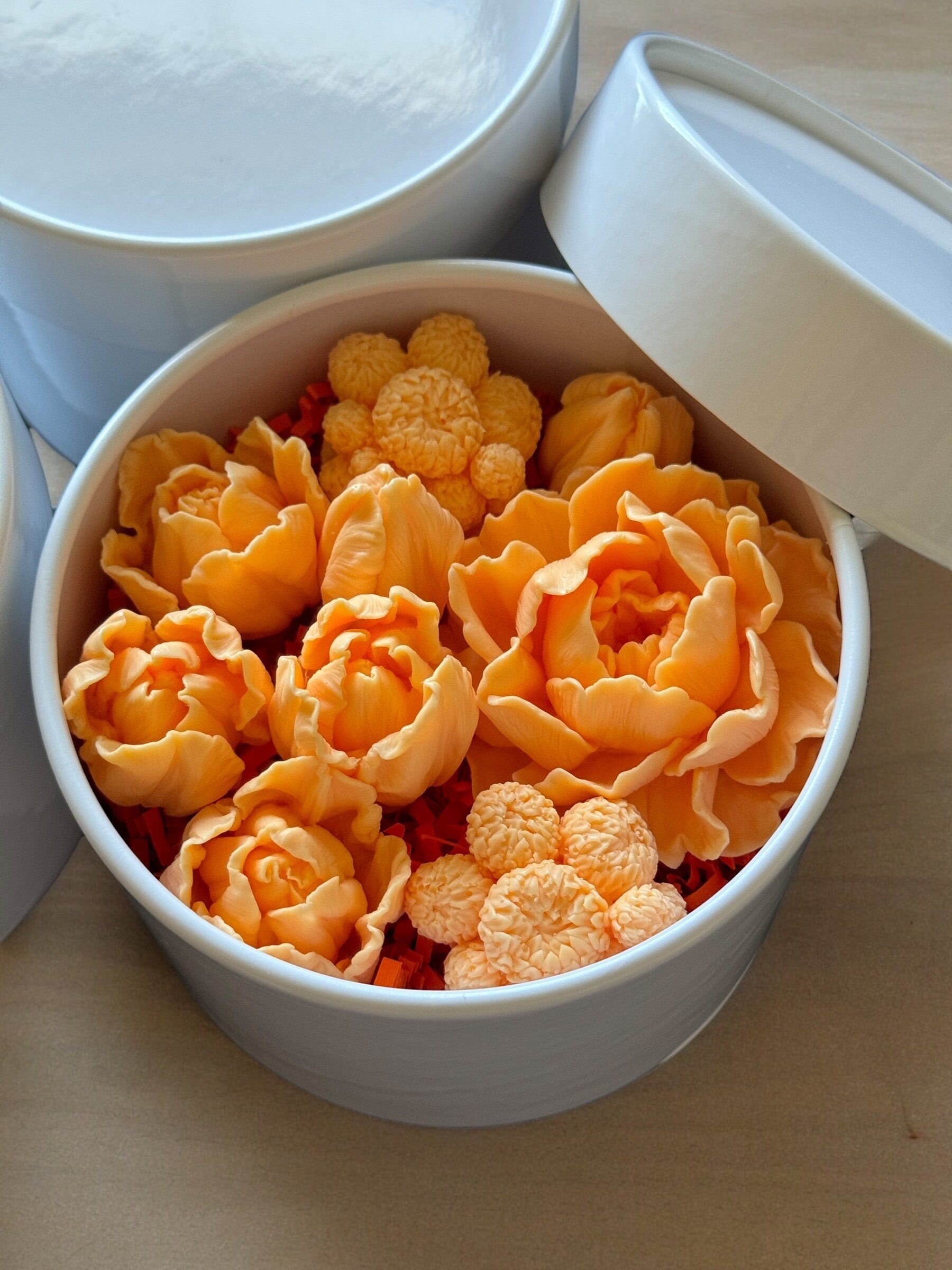 Luxurious Handmade Flower Soap T Set Natural Spa Self Care Perfect