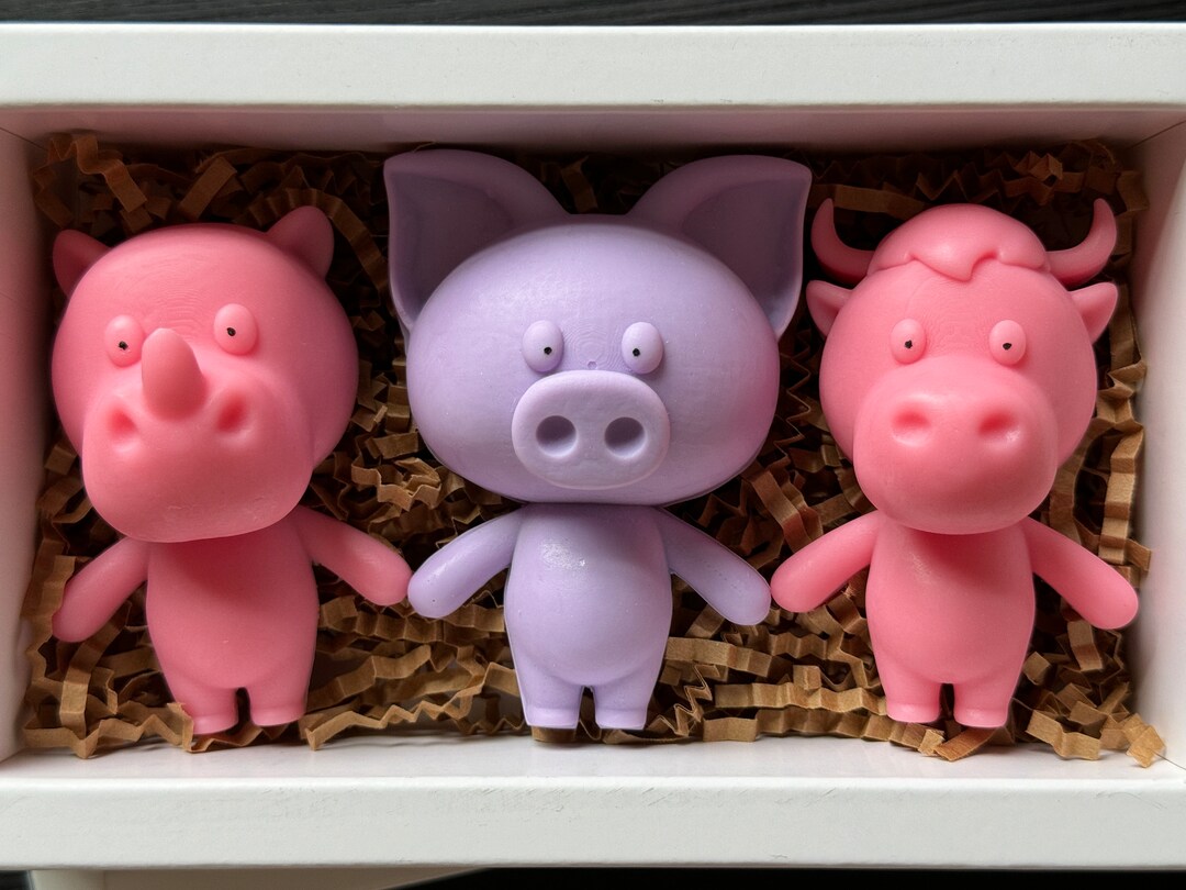 Kids' Favorite Handmade Animal Shaped Soap - Handcrafted for Fun Bath ...