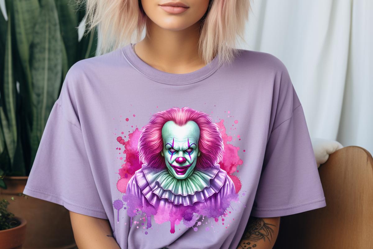 Creepy Clown Bundle, Spooky Halloween Clipart, Sublimation Transparent ...