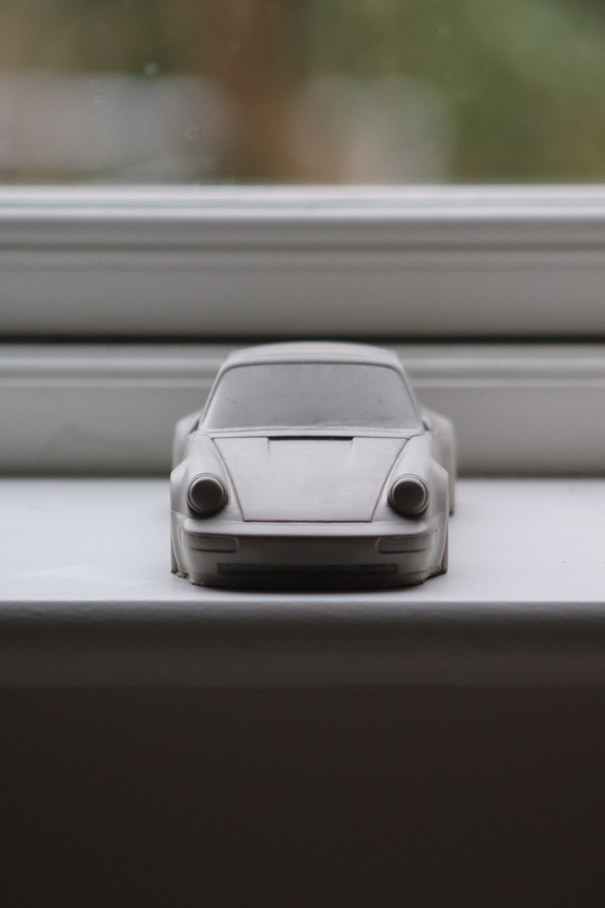 Concrete Sports Car Inspired by Porsche 911 930 Turbo 1:20 Scale Model ...