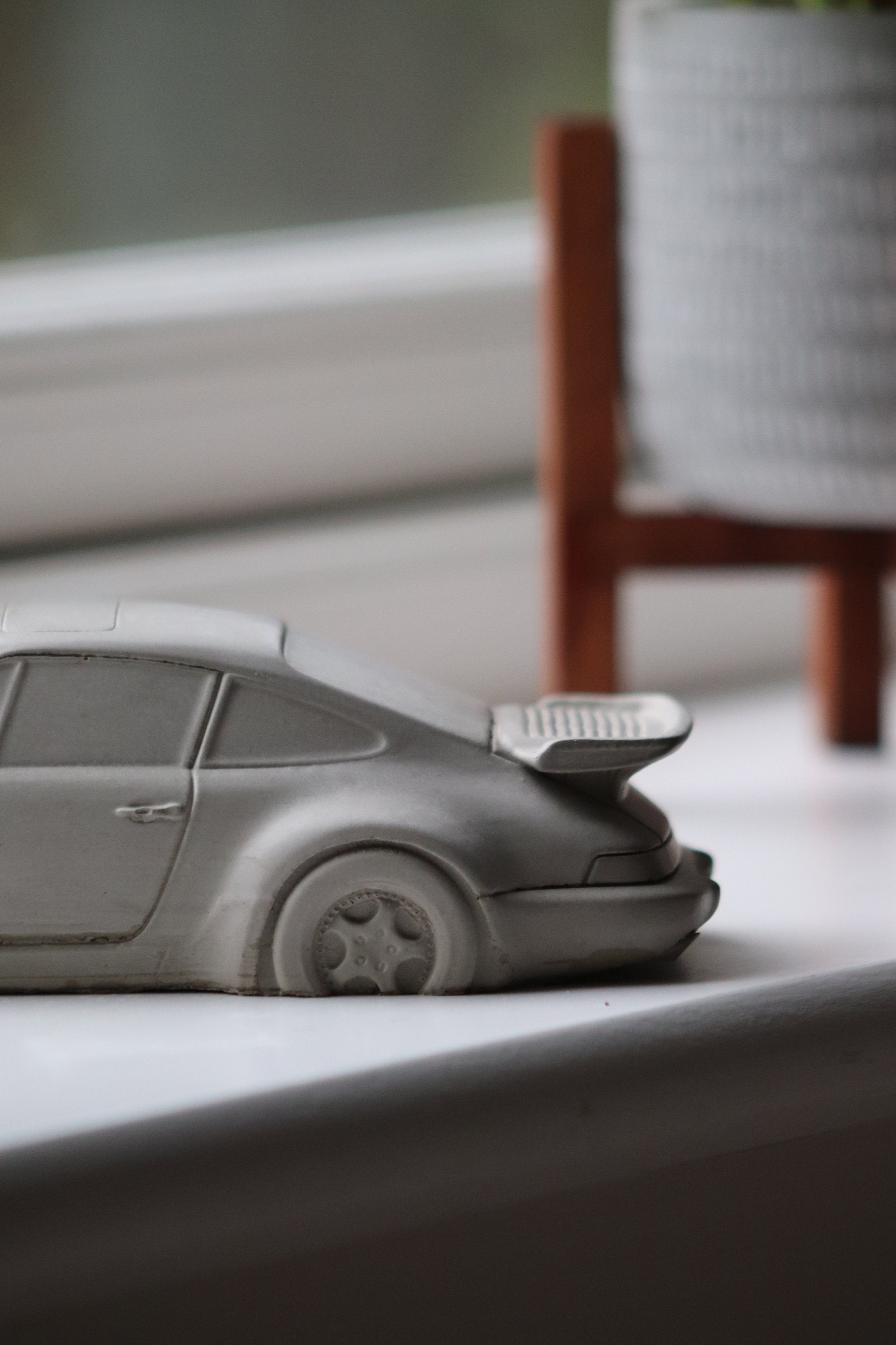 Concrete Sports Car Inspired by Porsche 911 930 Turbo 1:20 Scale Model ...