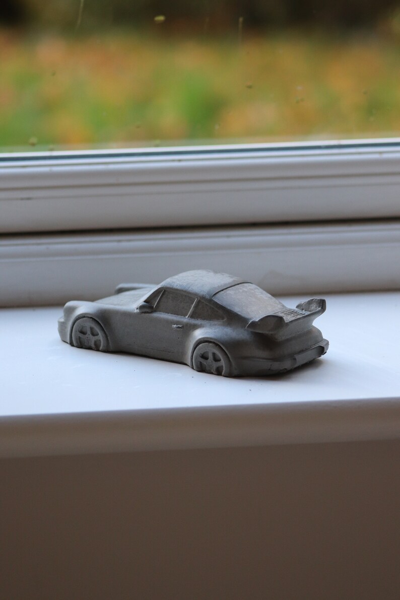 Concrete Sports Car Inspired by Porsche 911 964 RWB 1:24 Scale Model ...