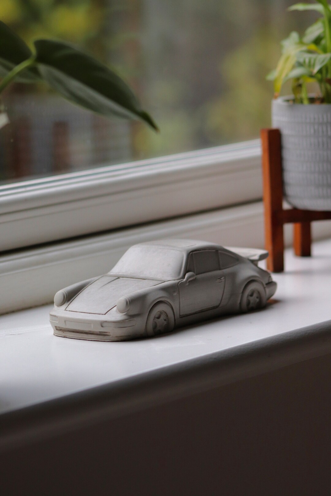 Concrete Sports Car Inspired by Porsche 911 964 Turbo 1:20 Scale Model ...