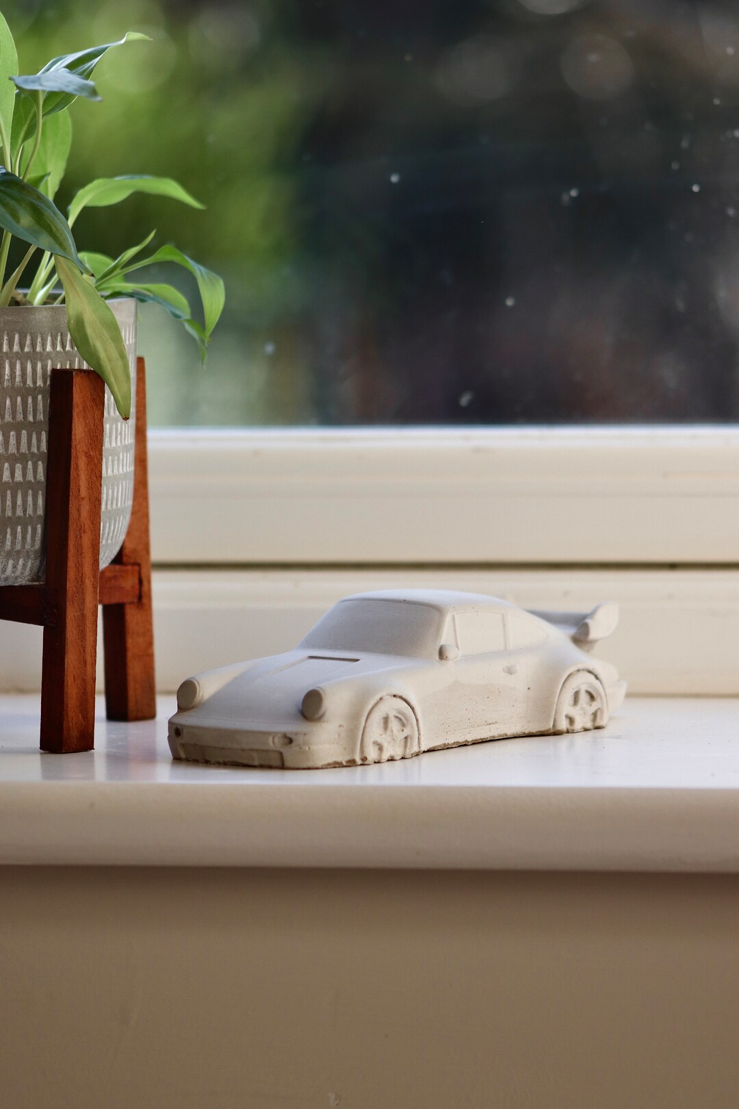 Concrete Sports Car Inspired by Porsche 911 964 RWB 1:24 Scale Model ...