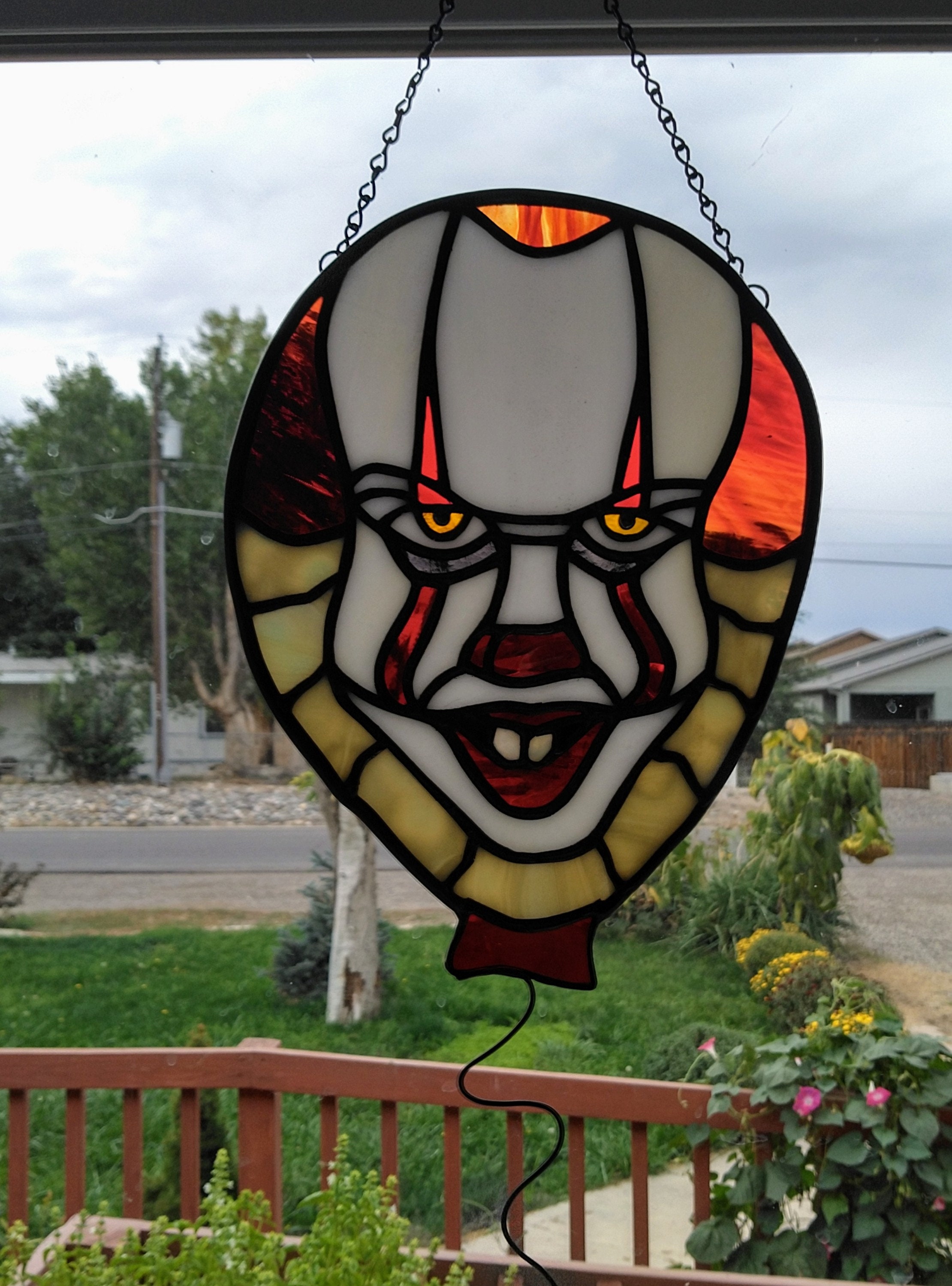 Scary Clown It Stained Glass Pattern - Etsy