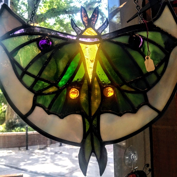 Luna Moth Stained Glass Pattern - Etsy
