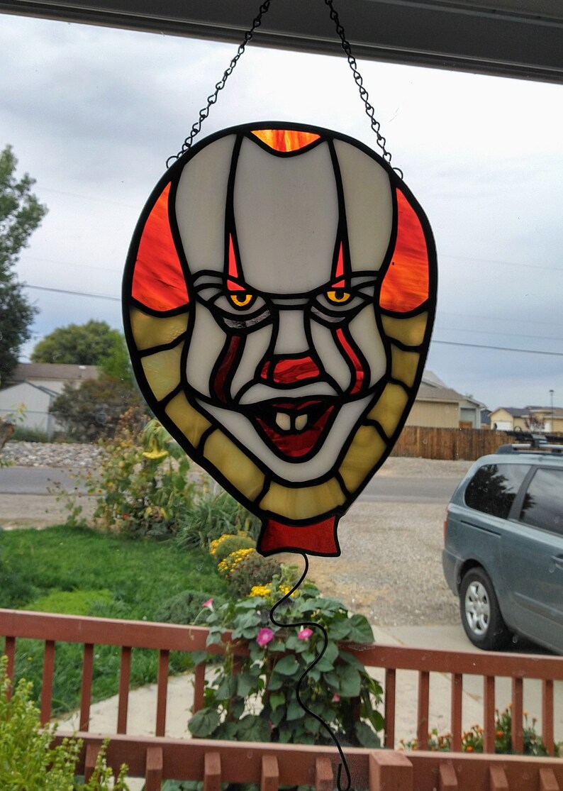Scary Clown It Stained Glass Pattern - Etsy