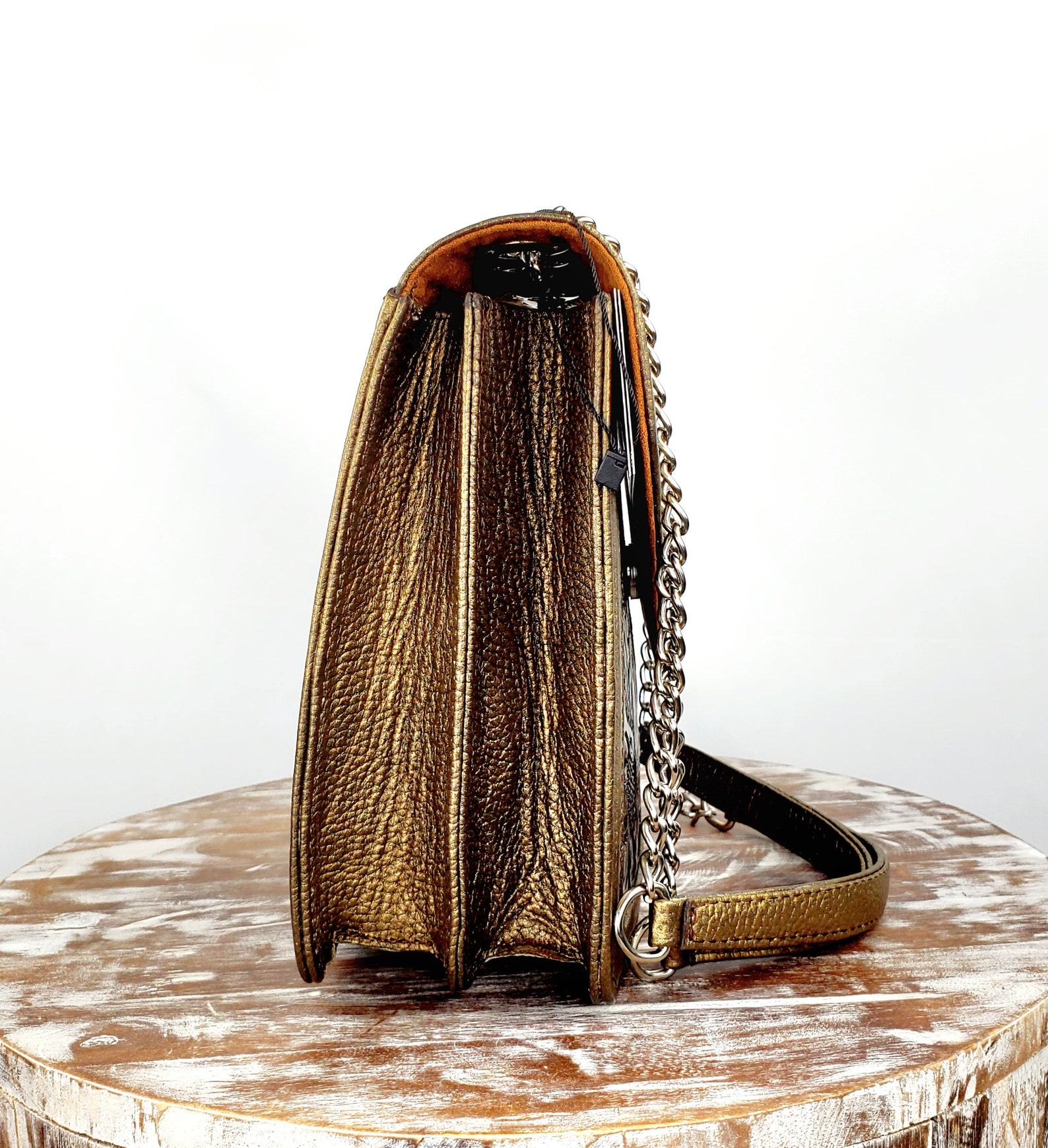 Mexican Purse-envelope Handbag-tooled Leather Crossbody- High End ...