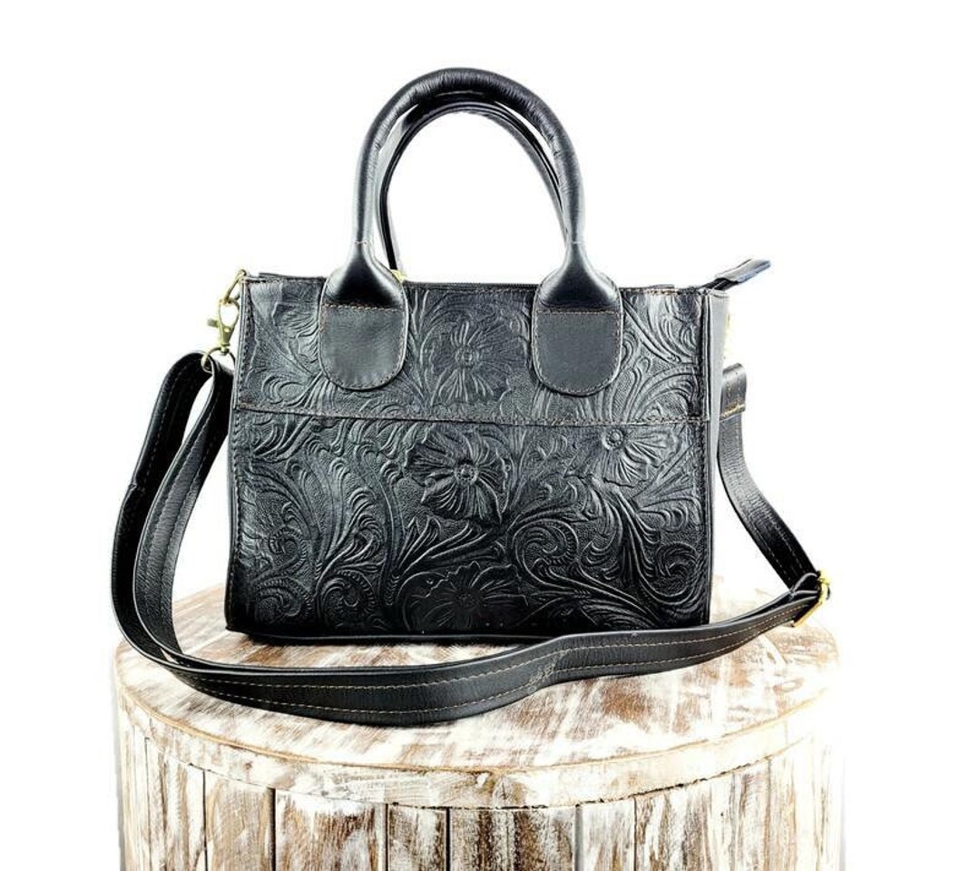 Tooled Mexican Crossbody-handbag-artisanal Purse- Mexican Purse ...