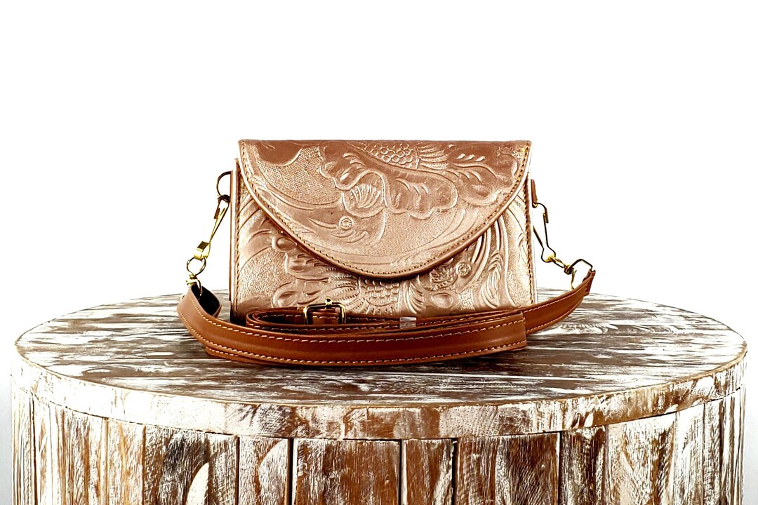 Mexican Hand Tooled Cell Phone Case-universal Artisanal Cell Holder ...