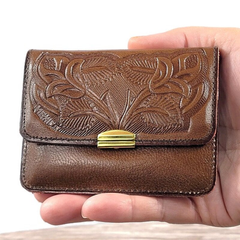Hand Tooled Wallet - Etsy