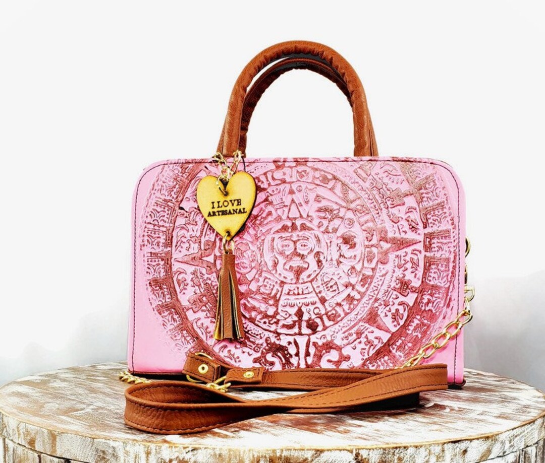 Tooled Mexican Handbag Crossbody-artisanal Purse-bolsa Artesanal-bolsa ...
