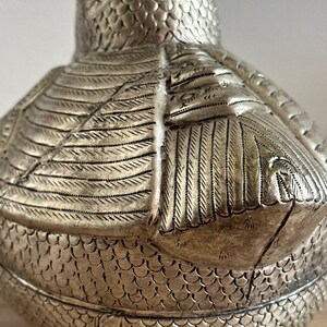 Vintage Hand Forged Sterling Silver Bird Ceremonial Wedding Trinket Box ...