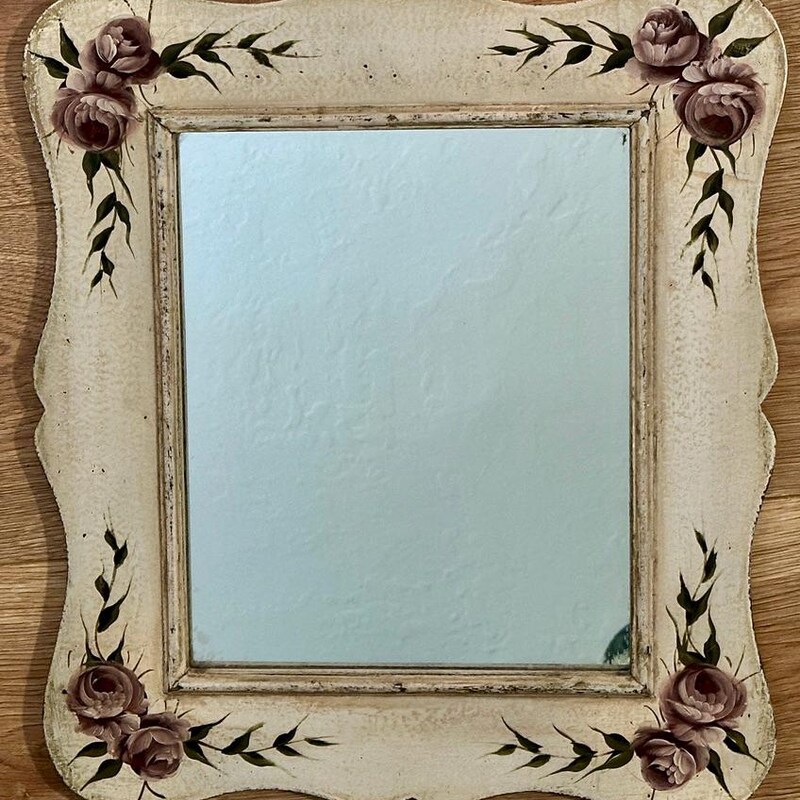 Hand Painted Mirror - Etsy