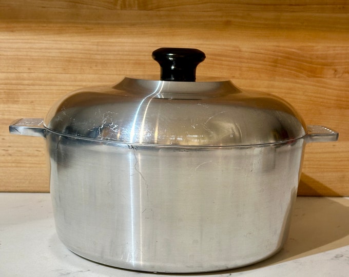 Vintage MINT Magnaware 5 Qt 4.8 L Dutch Oven Pot W/lid Cast Aluminum ...