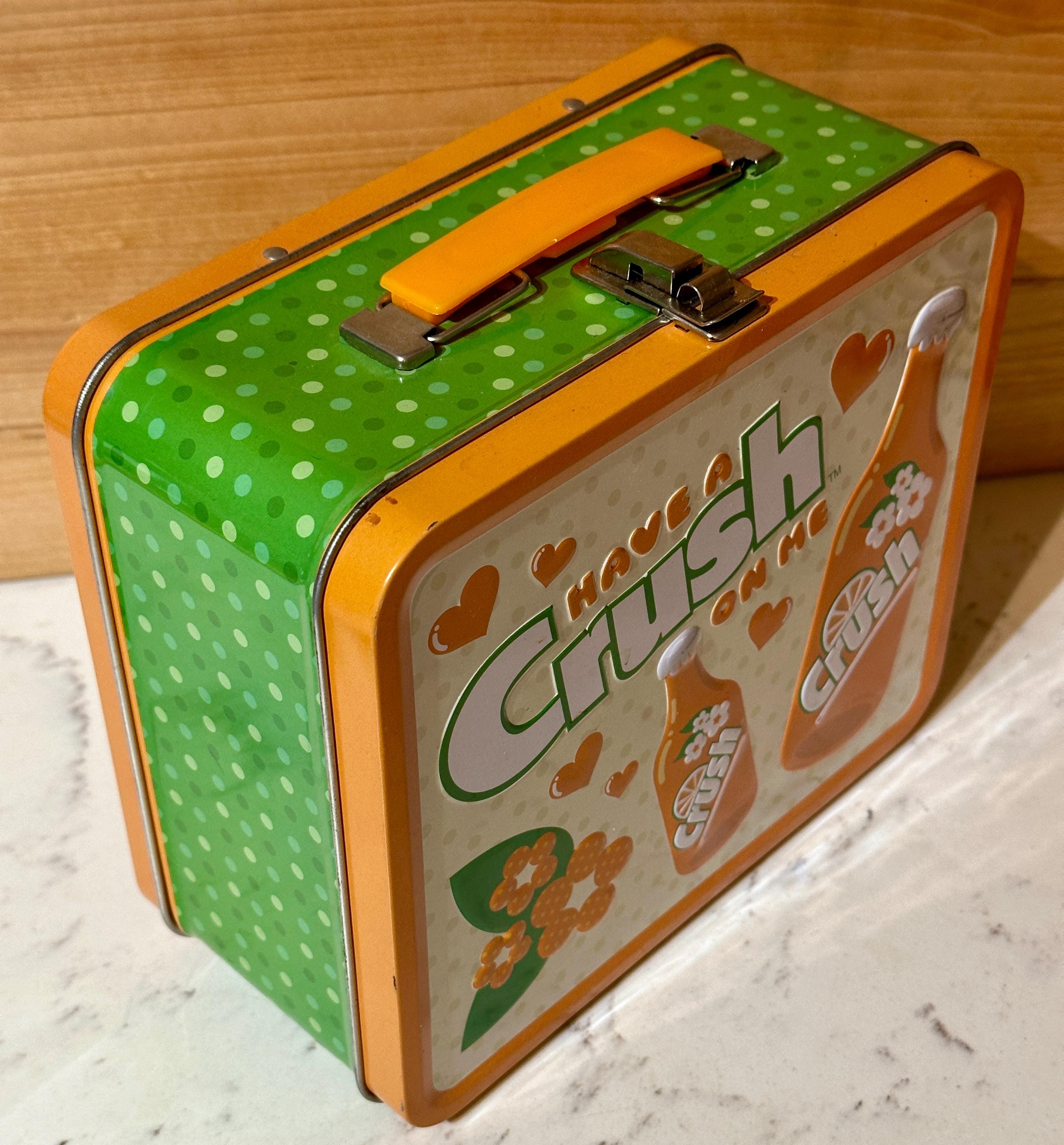 Vintage Orange Crush METAL LUNCHBOX have a Crush on Me Advertising ...