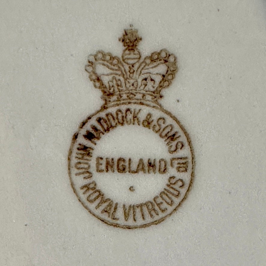 Antique John Maddock & Sons Chamber Pot: Royal Vitreous Floral Vase ...